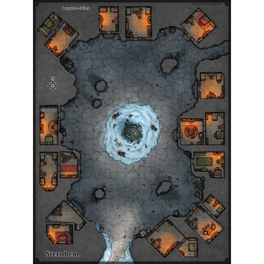 Shadow over Wintertide Digital Map Bundle [EN] - Helden op Papier